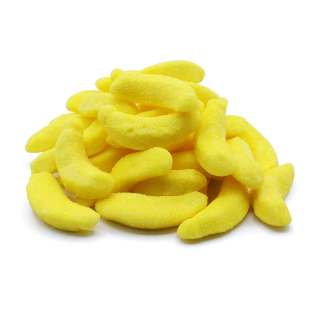 Gummy Bananas (Sugared) | LorentaNuts.com