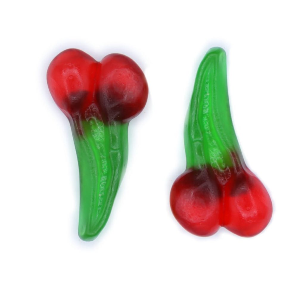 Gummy Double Twin Cherries | LorentaNuts.com