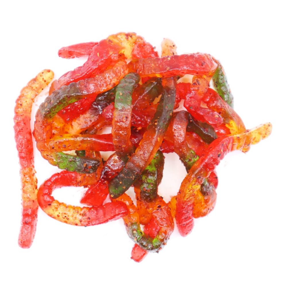 Chamoy Gummy Worms Soft Juicy And Fresh