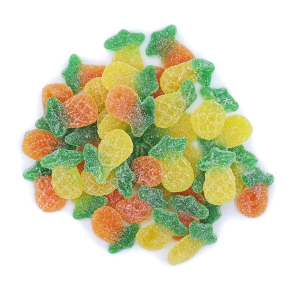 Gummy Sour Pineapples | LorentaNuts.com