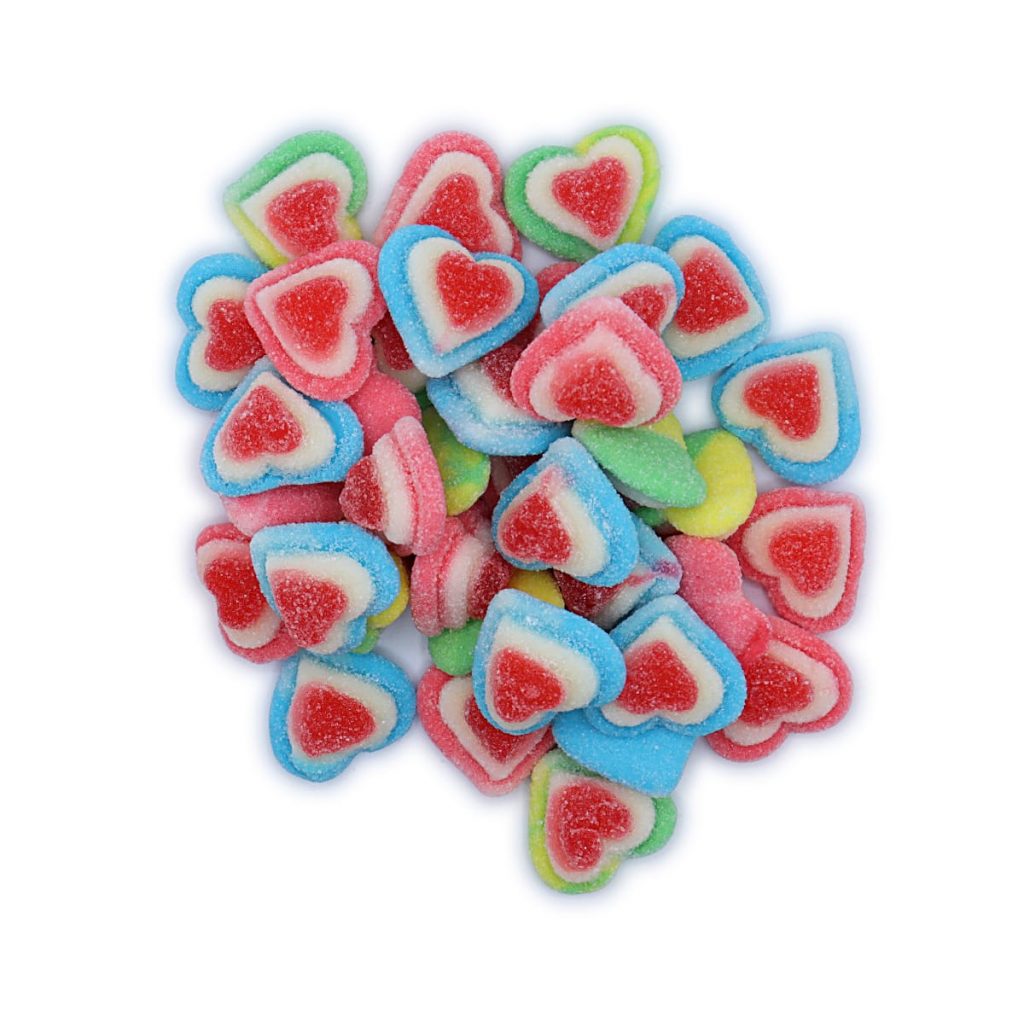 Gummy Triple Hearts - Fresh And Ships From USA