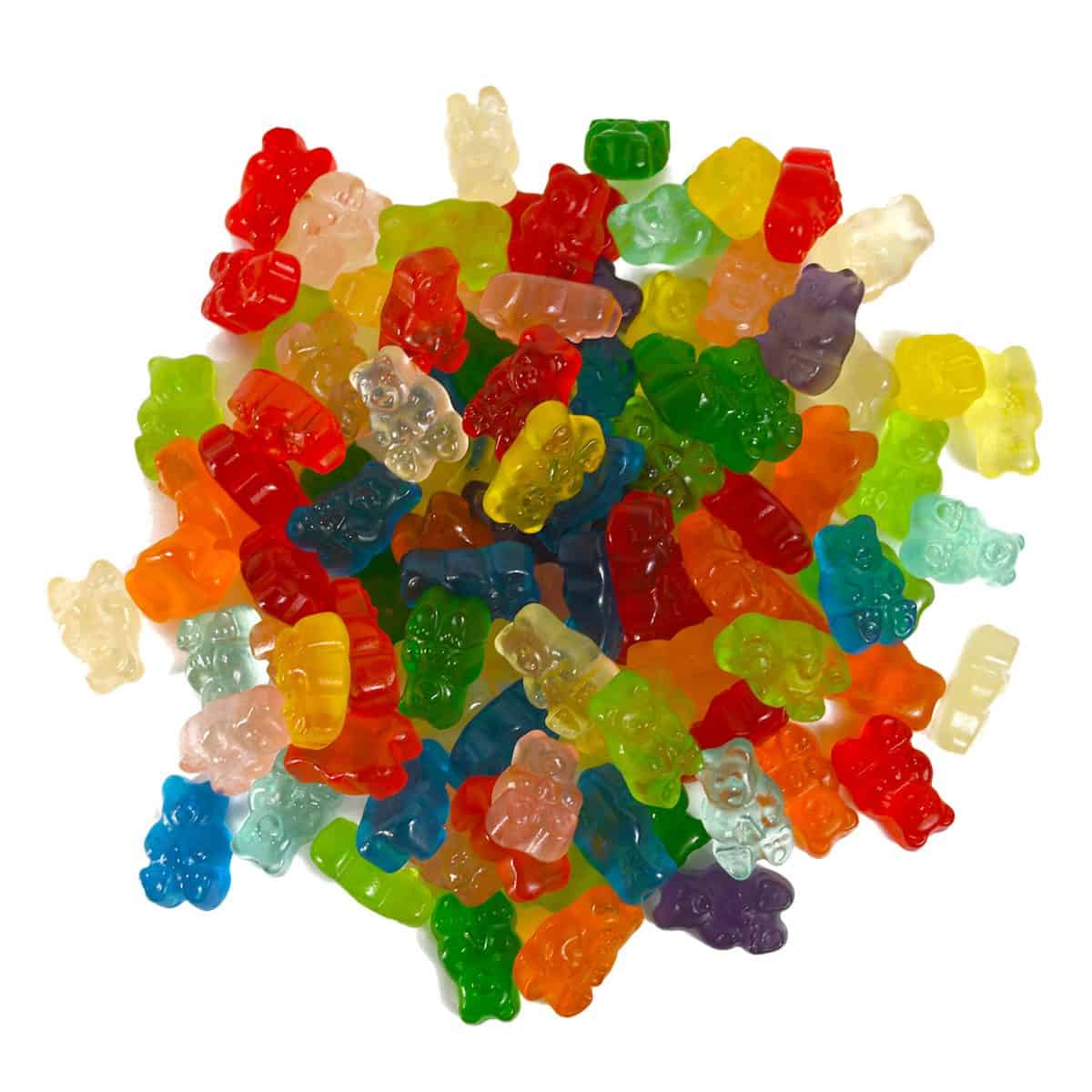 12 Flavors Gummy Bears Candy by the pound | LorentaNuts.com
