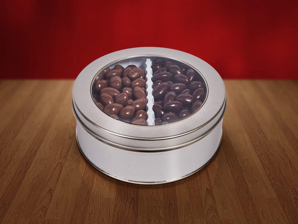 Dark and Milk Chocolate Covered Almond Mix | LorentaNuts.com