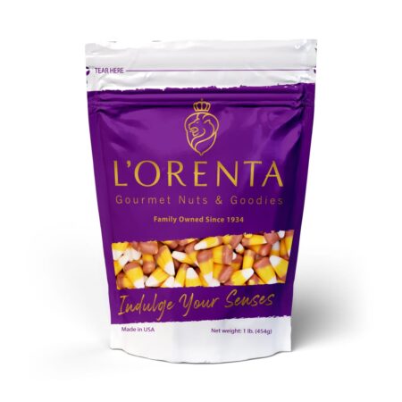 Caramel Candy Corn made fresh by the pound| LorentaNuts.com