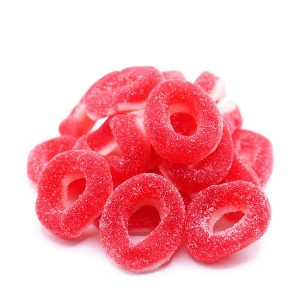 Gummy Cherry Rings | LorentaNuts.com