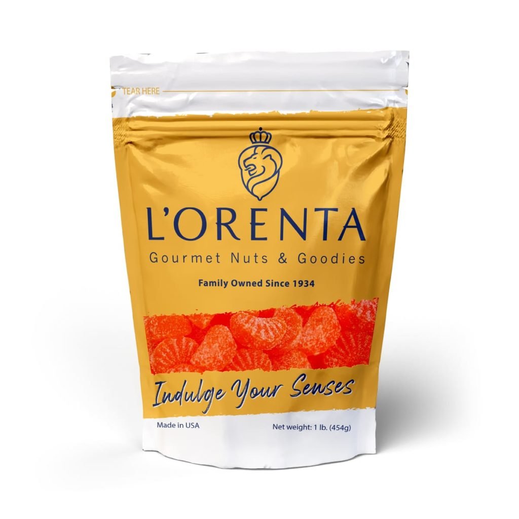 Orange Fruit Slices Candy with Big Fruit Flavor | LorentaNuts.com