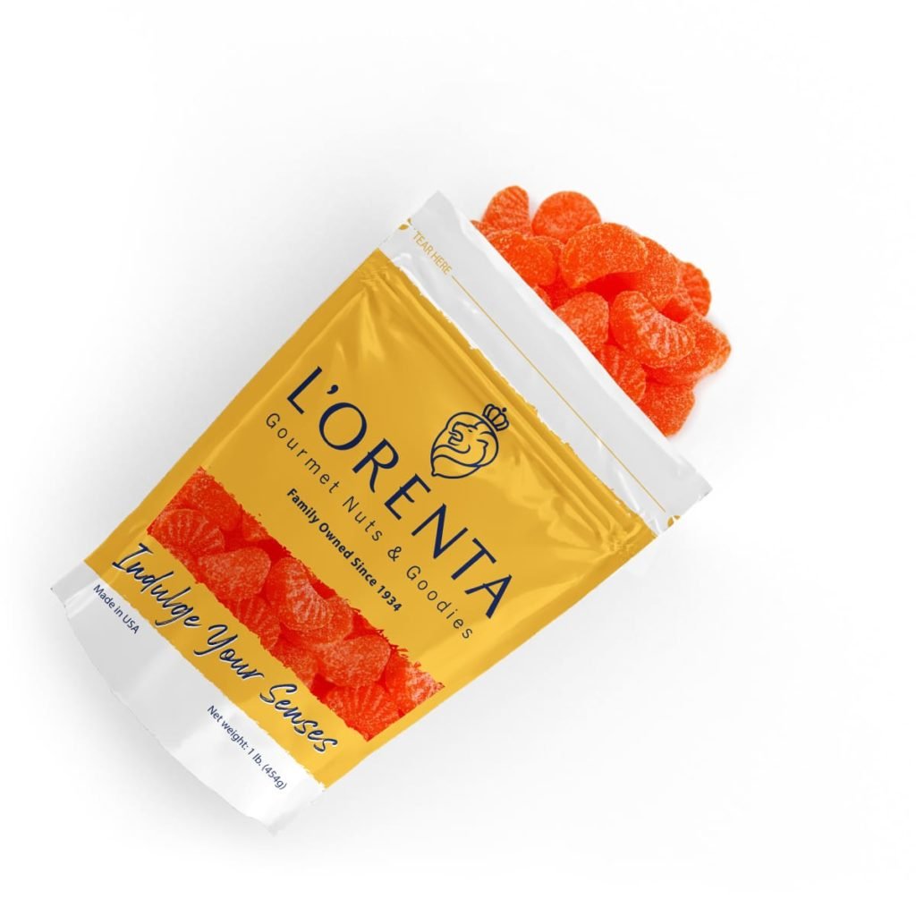 Orange Fruit Slices Candy with Big Fruit Flavor | LorentaNuts.com