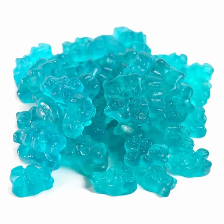 Light Blue Watermelon Gummy Bears | LorentaNuts.com