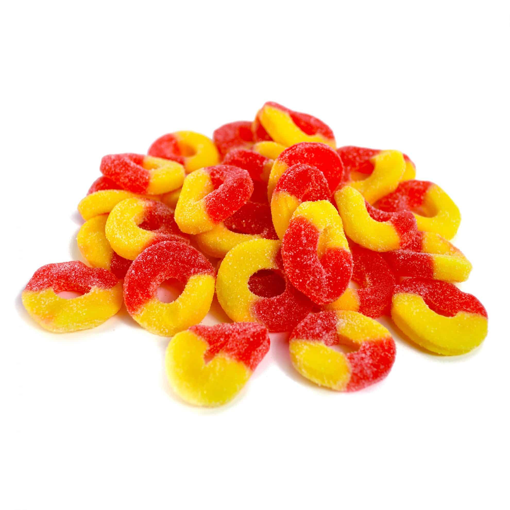 Gummy Strawberry-Banana Rings | LorentaNuts.com