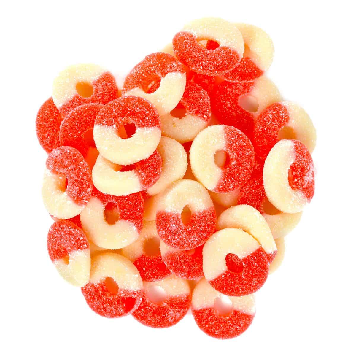Gummy Watermelon Rings | LorentaNuts.com