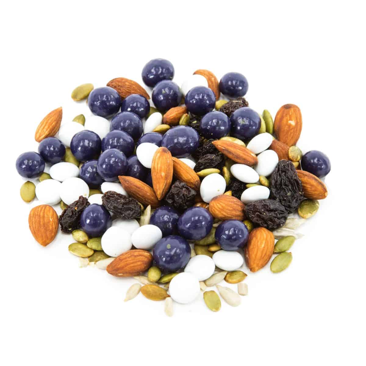 Bluebonnet Harvest Chocolate Trail Mix by the pound | LorentaNuts.com