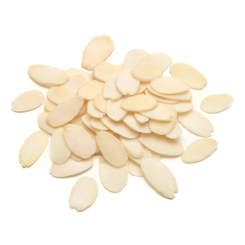 Sliced Blanched Almonds | LorentaNuts.com