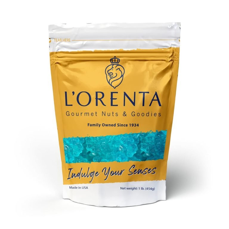 Light Blue Watermelon Gummy Bears | LorentaNuts.com