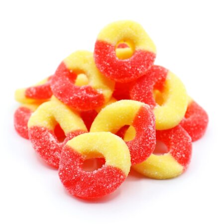 Gummy Strawberry-Banana Rings | LorentaNuts.com