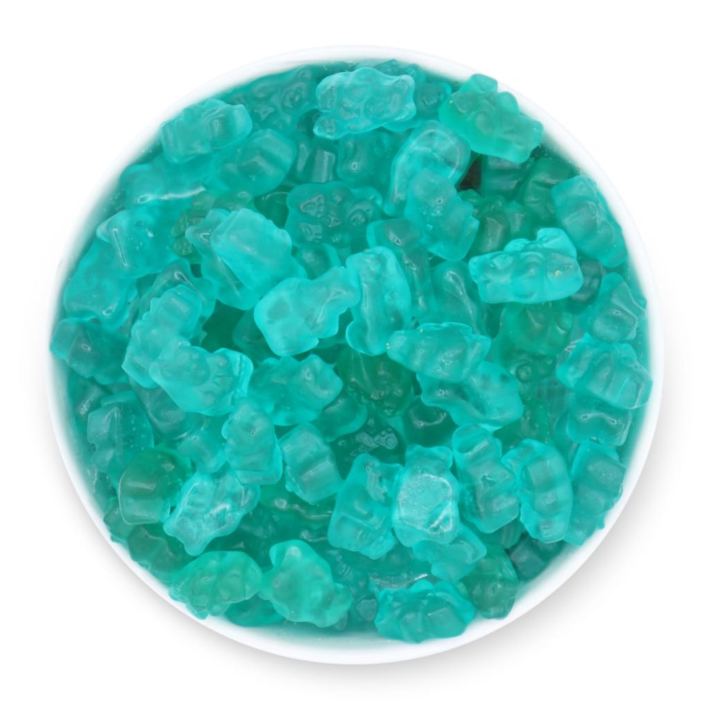 Light Blue Watermelon Gummy Bears | LorentaNuts.com