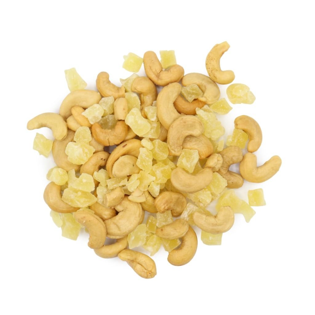 Pineapple Cashew Mix by the pound | LorentaNuts.com