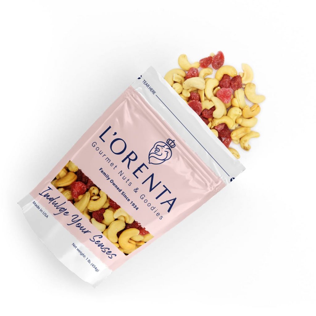 Strawberry Cashew Mix by the pound and in bulk| LorentaNuts.com