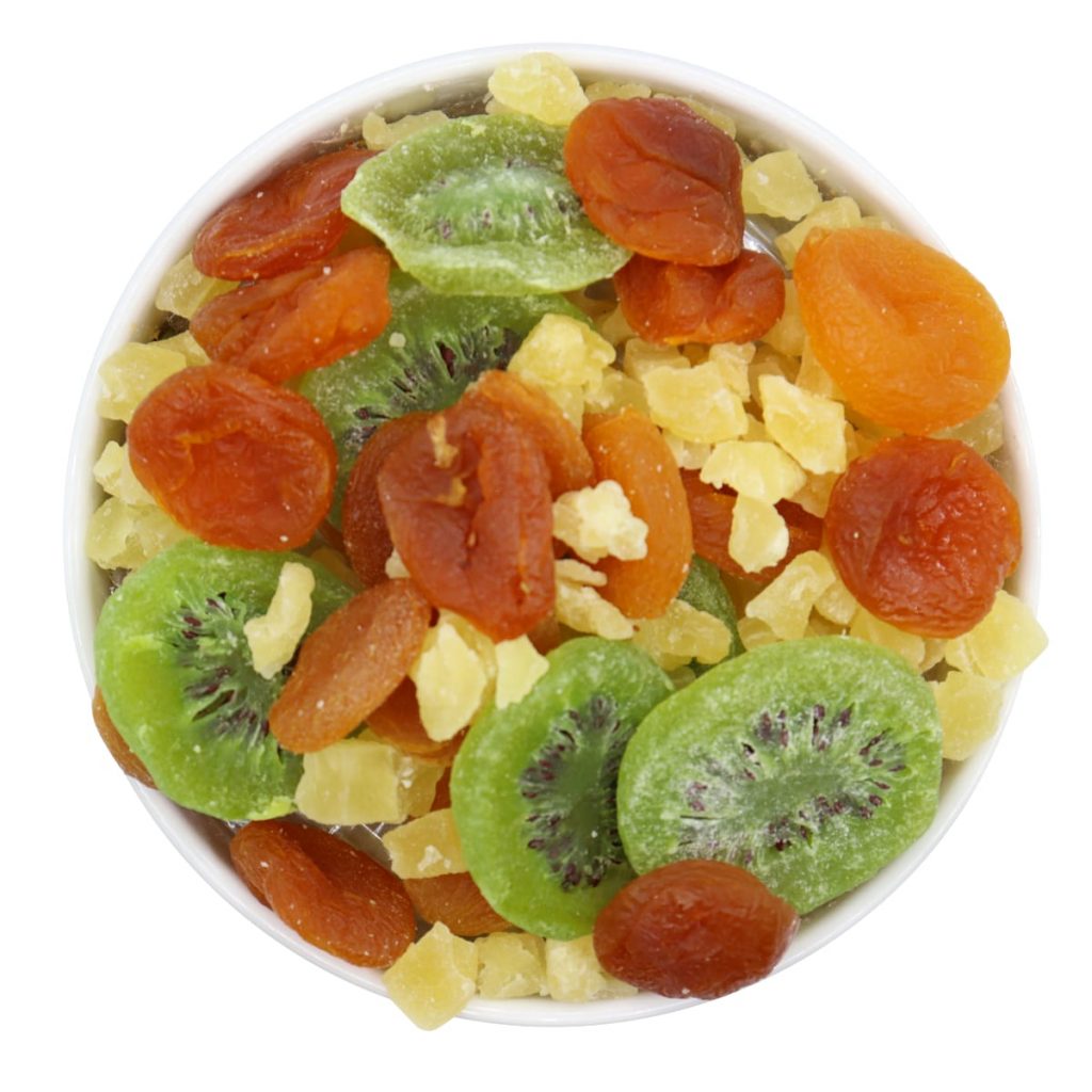 Tropical Smoothie Dried Fruit Mix by the Pound | LorentaNuts.com