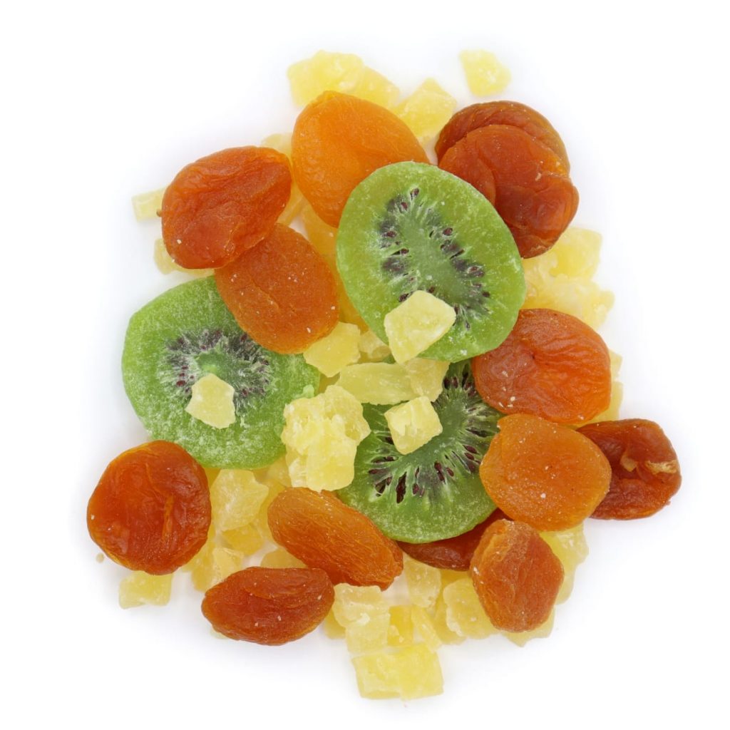 Tropical Smoothie Dried Fruit Mix by the Pound | LorentaNuts.com