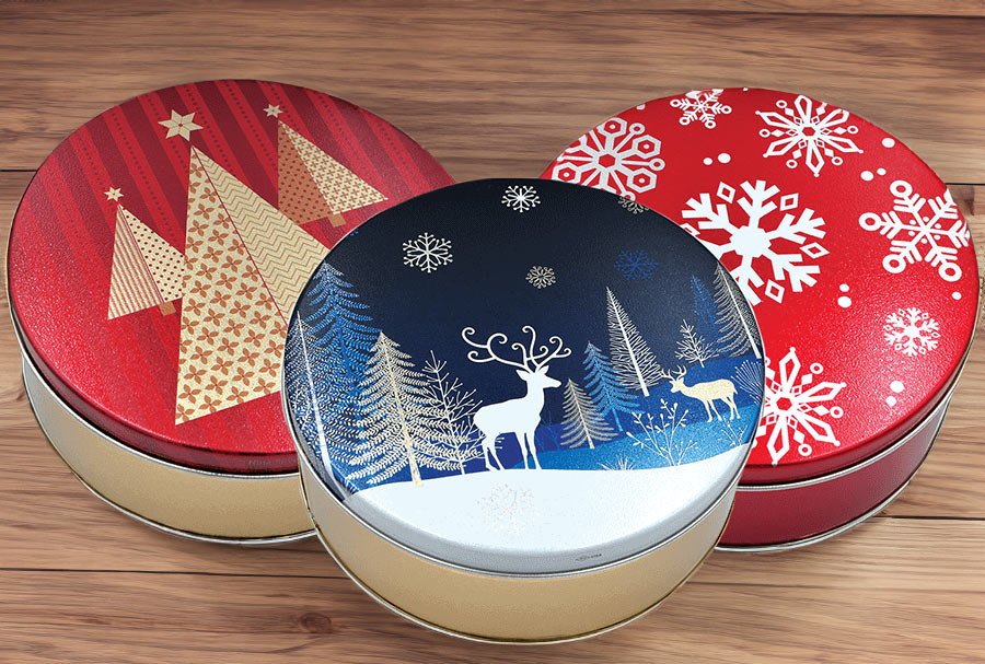 Custom Holiday Tins | LorentaNuts.com