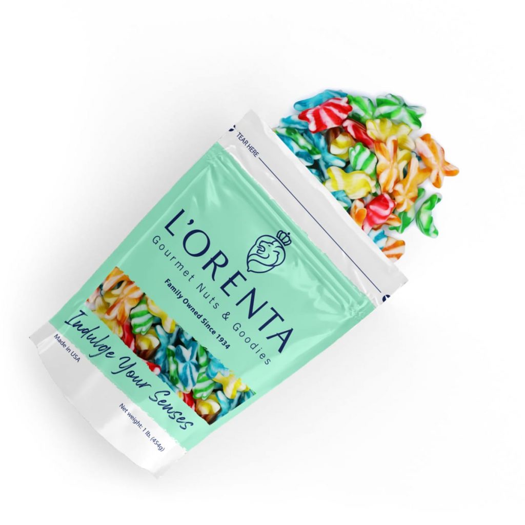 Gummy Swirly Fish | LorentaNuts.com
