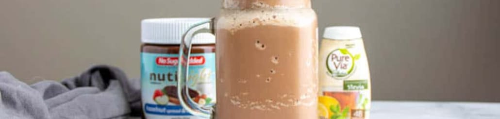 Chocolate Hazelnut Keto Milkshake Recipe | LorentaNuts.com