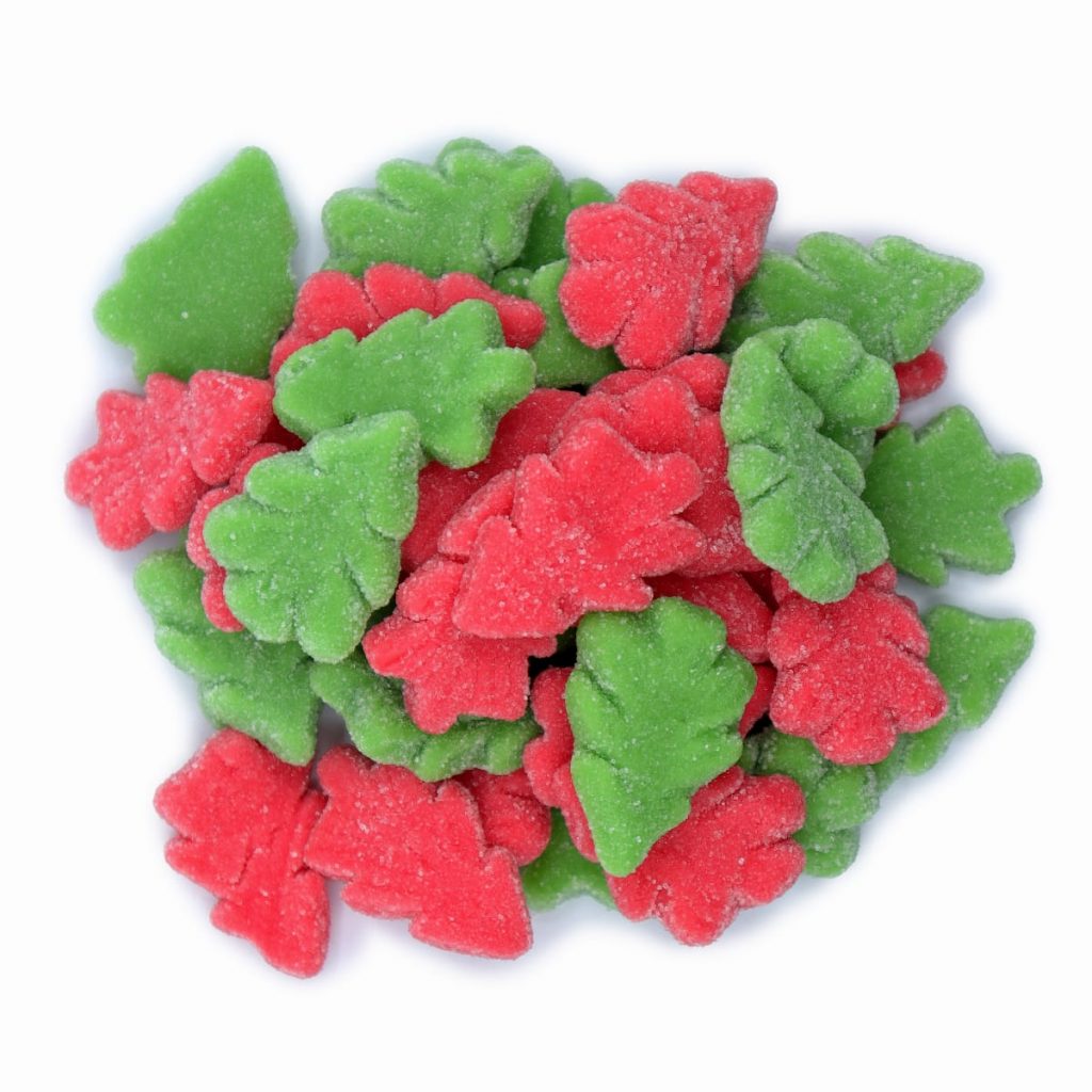 Gummy Christmas Trees (Red & Green) | LorentaNuts.com