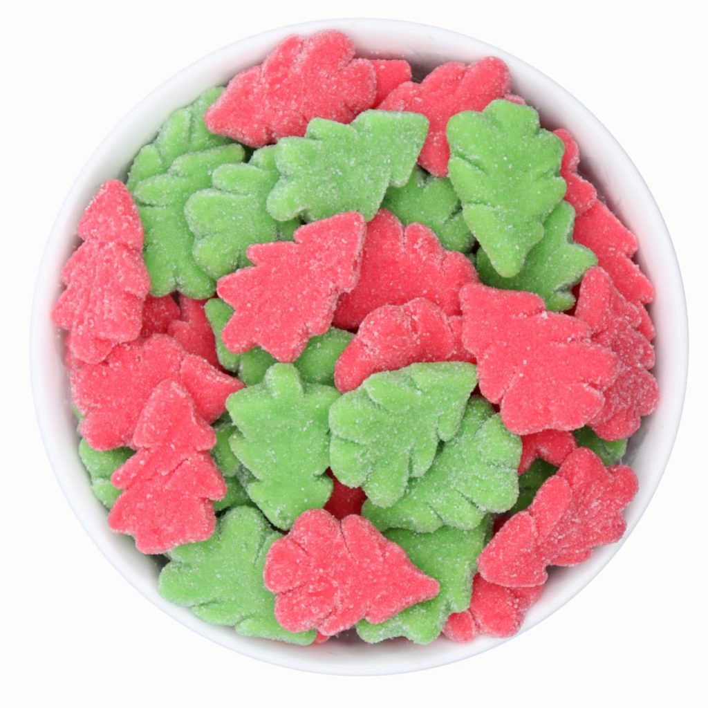 Gummy Christmas Trees (Red & Green) | LorentaNuts.com