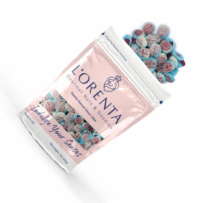 Gummy Brains made fresh by the pound| LorentaNuts.com