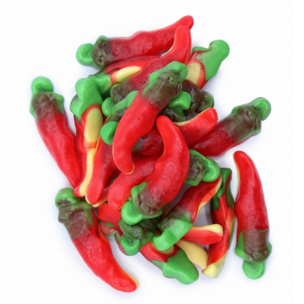 Gummi Red Chili Peppers | LorentaNuts.com