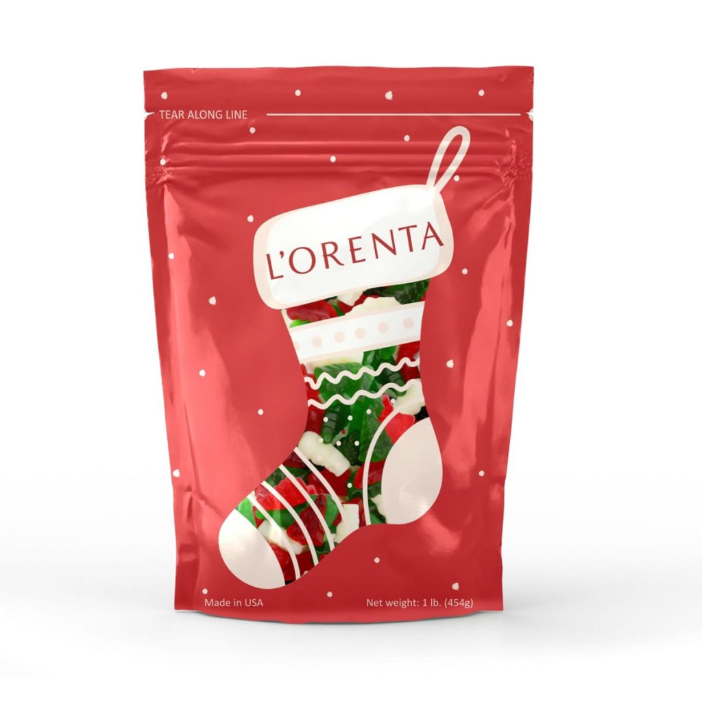 Snowman and Christmas Tree Gummy Candy Candy Mix