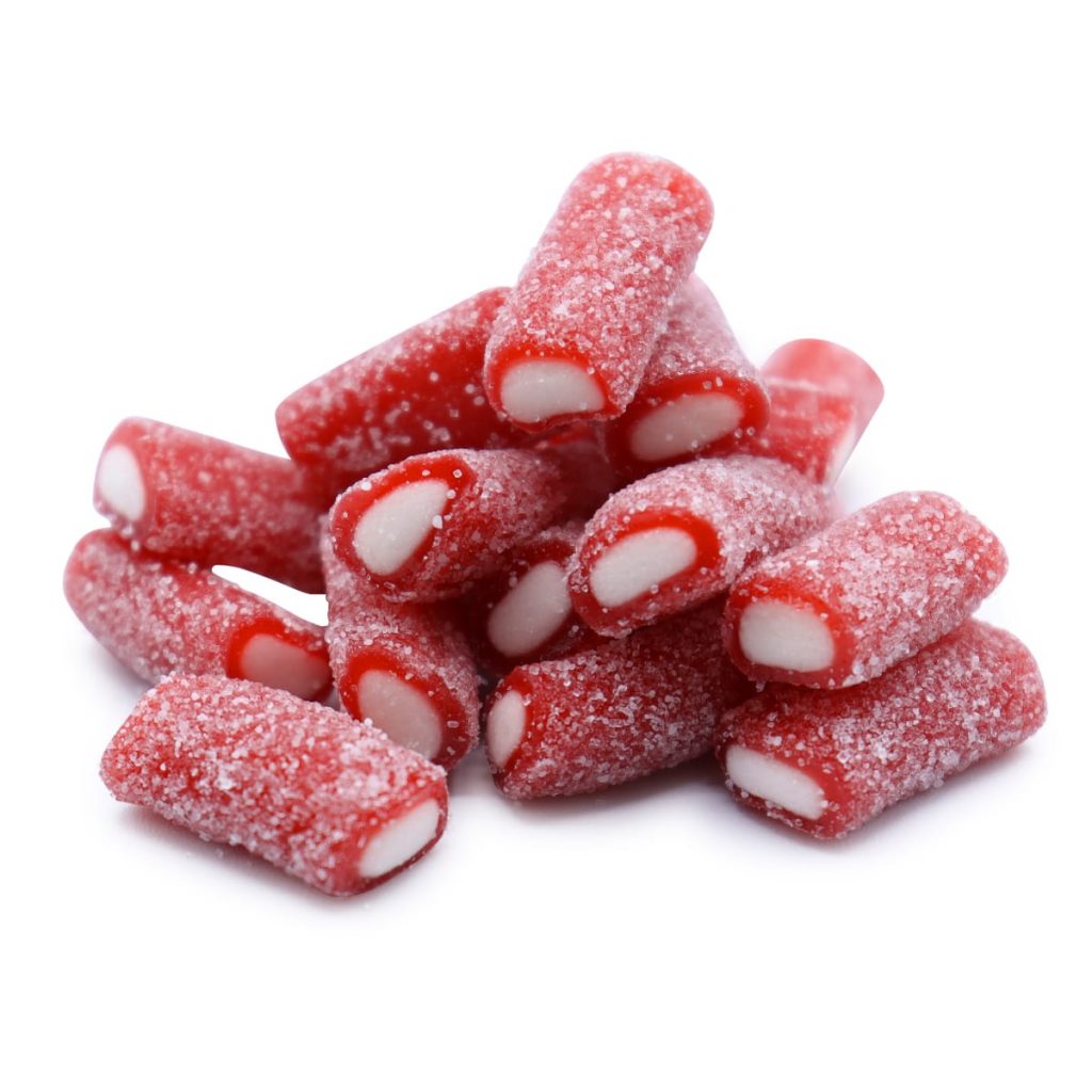 Sour Strawberry Pencil Bites | Nostalgic Candy | LorentaNuts.com