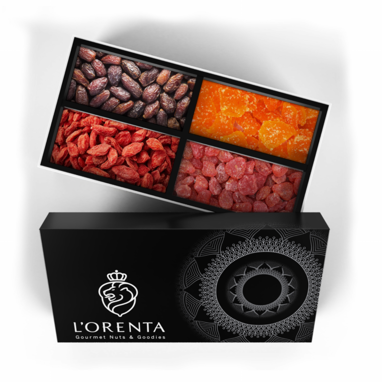 L'Orenta Gift Box Fruit Delights | LorentaNuts.com