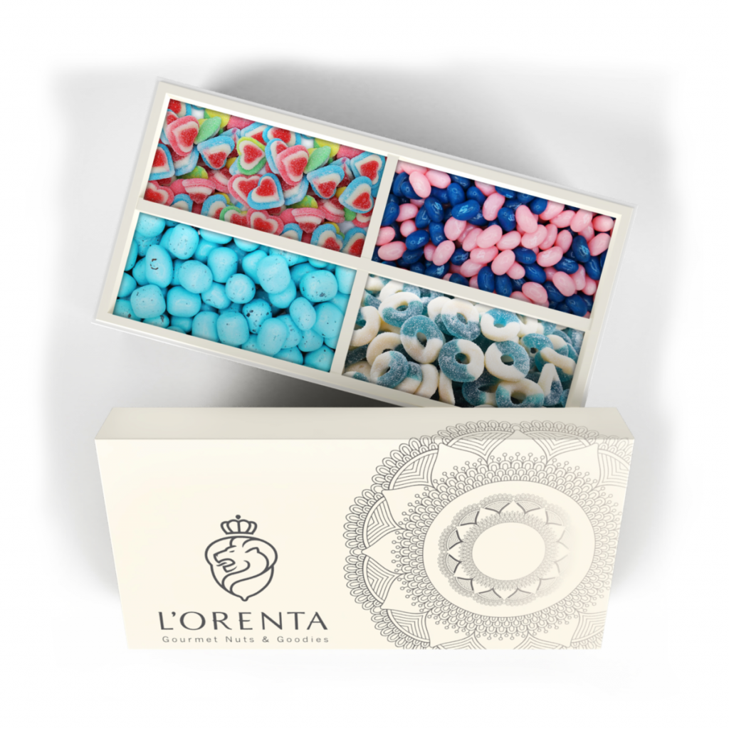 L'Orenta Gift Box Gender Reveal | LorentaNuts.com
