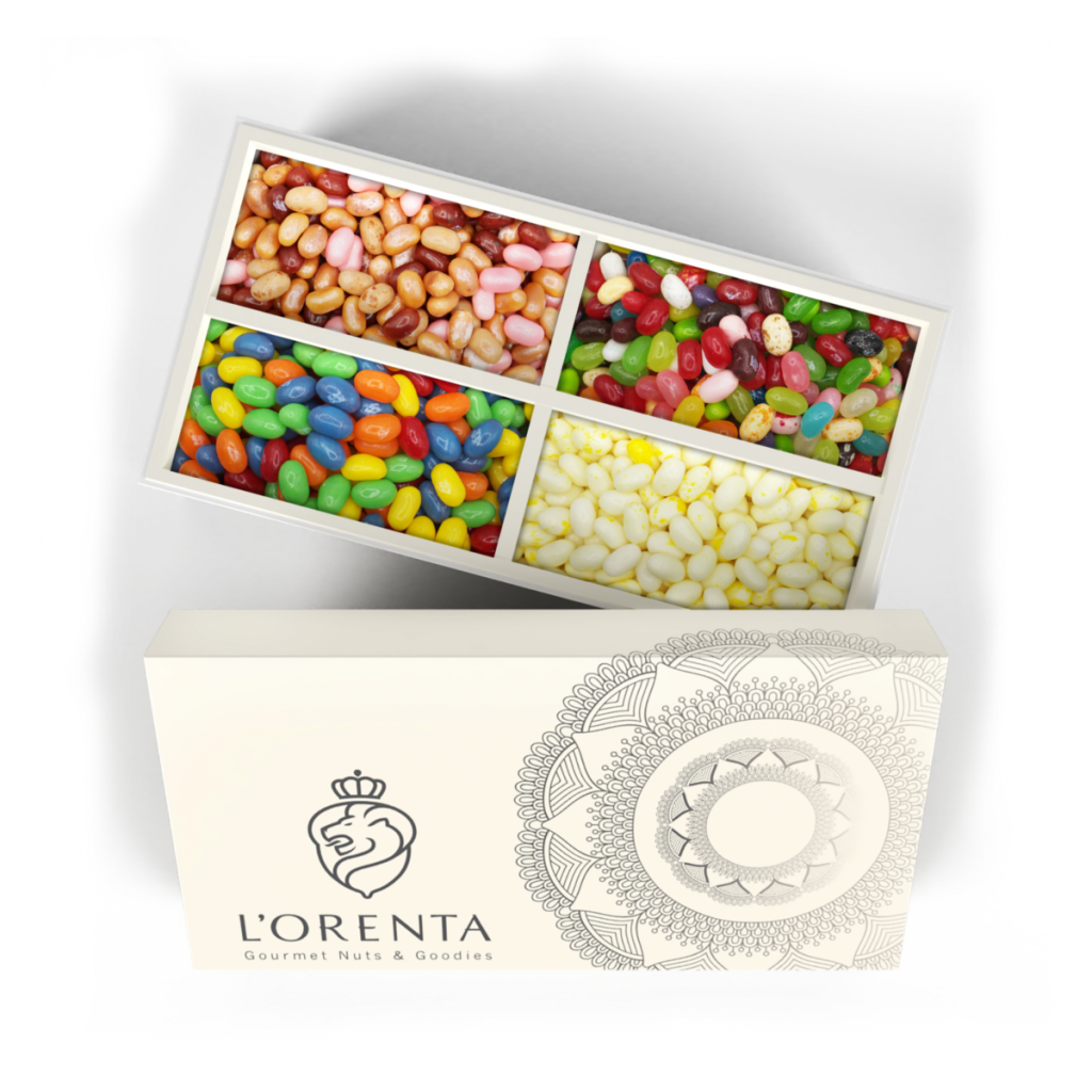 L'Orenta Gift Box Jelly Belly Mix | LorentaNuts.com