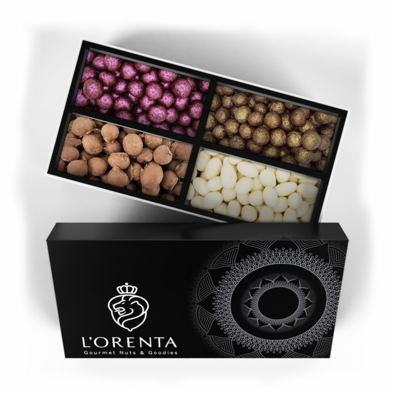 L'Orenta Gift Box Terrific Treats | LorentaNuts.com