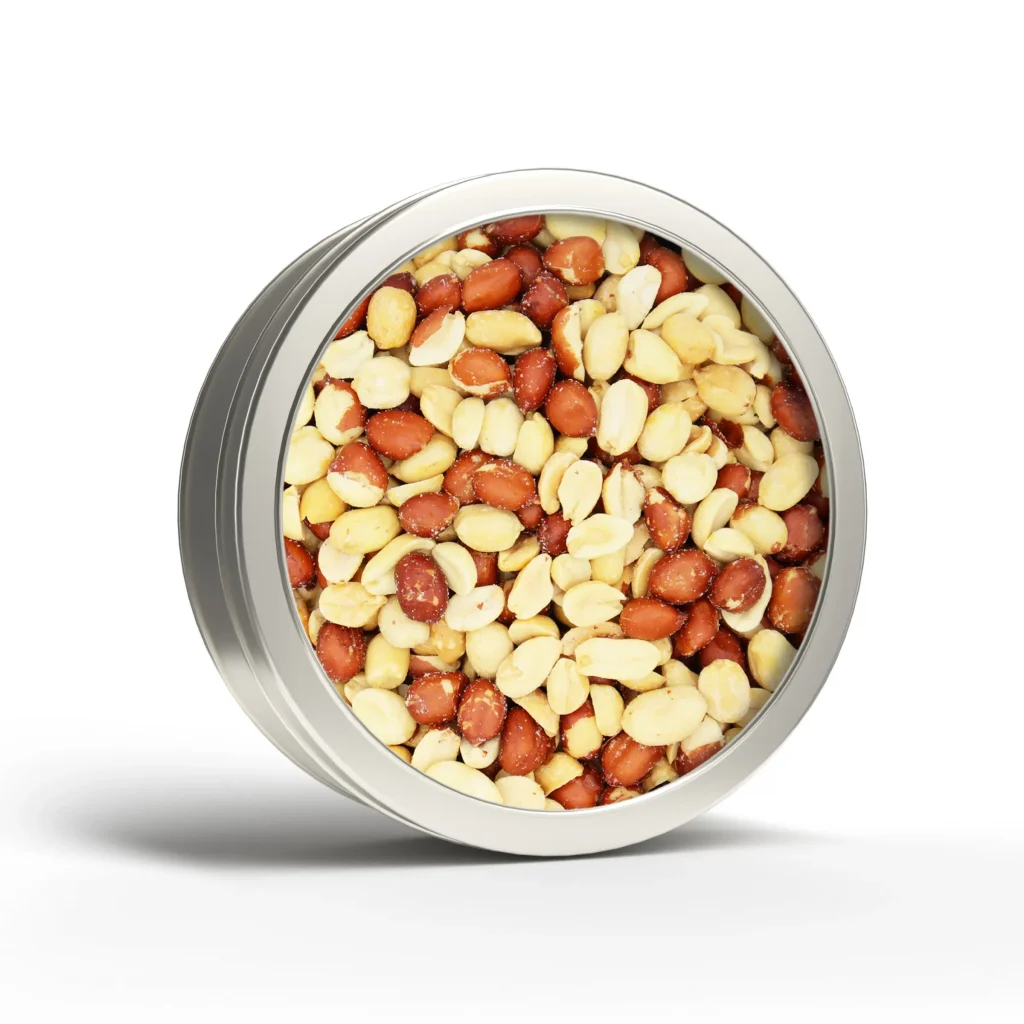 Peanut Party Round Tin | LorentaNuts.com