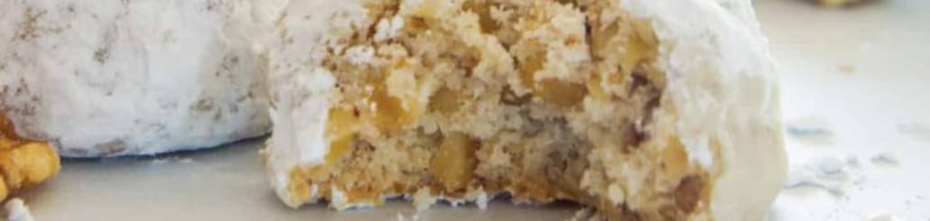 Snowball Walnut Cookies Recipe | LorentaNuts.com