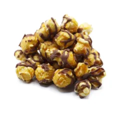 Chocolate Flavored Drizzle Caramel Popcorn | LorentaNuts.com
